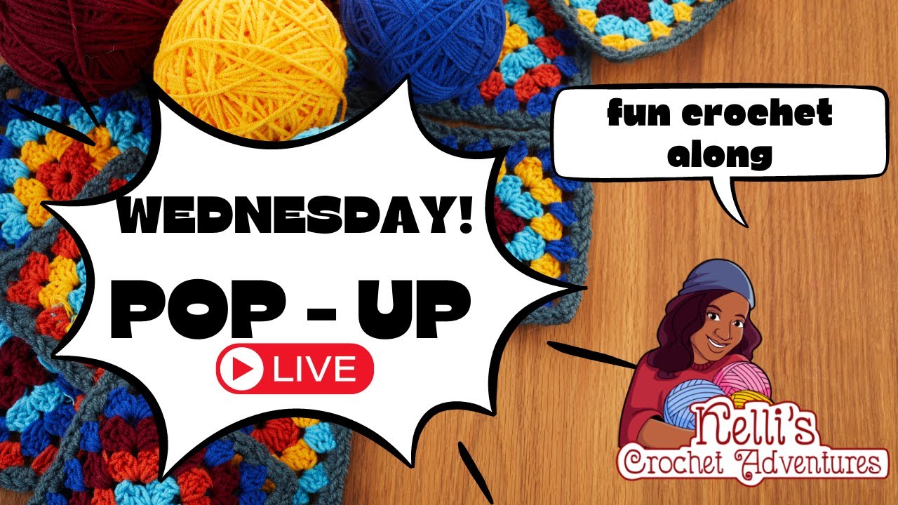 Get Crafty with our POP-UP Crochet Livestream! EASY Beginner Friendly ...