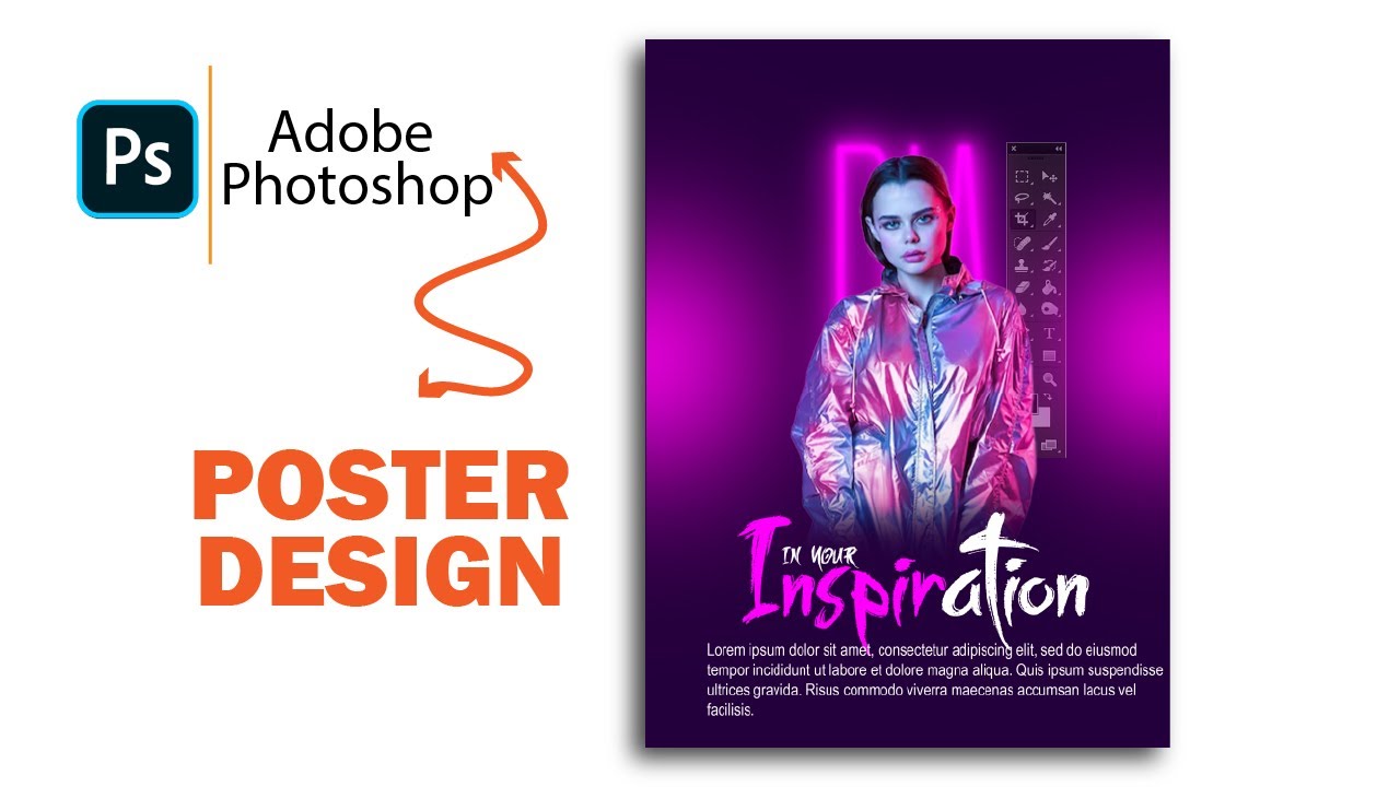 Advanced Poster Design in Photoshop || Graphic Design Poster Tutorial ...