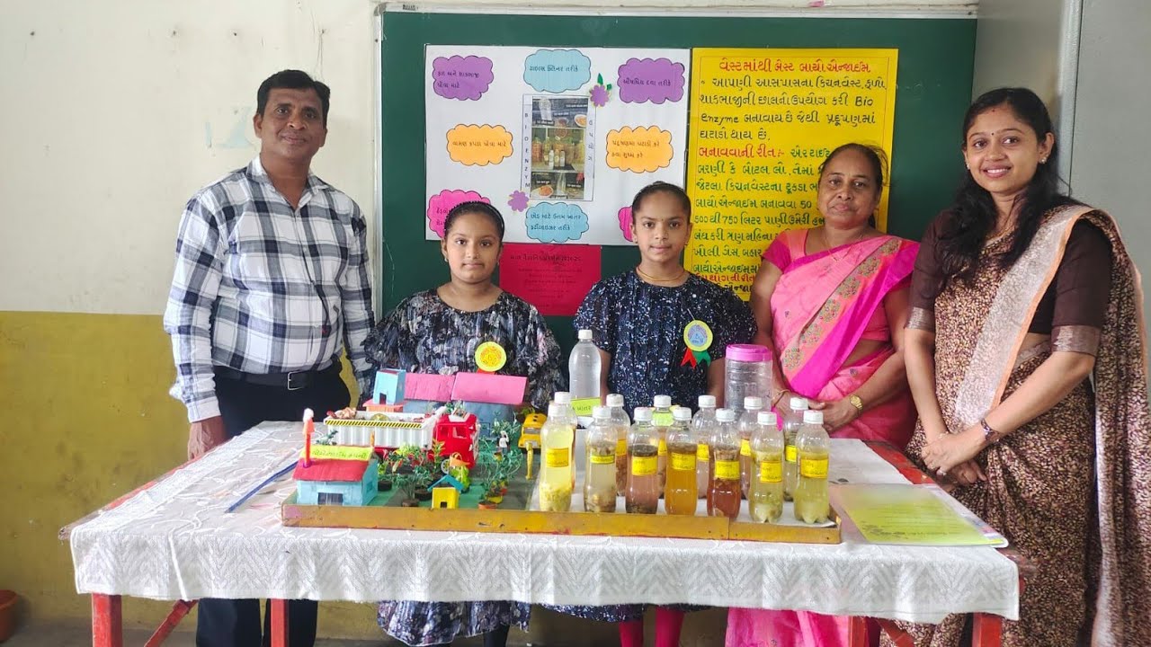 Bio-Enzyme.....science fair-2024-25 prathamik vidhyamandir undach luhar ...