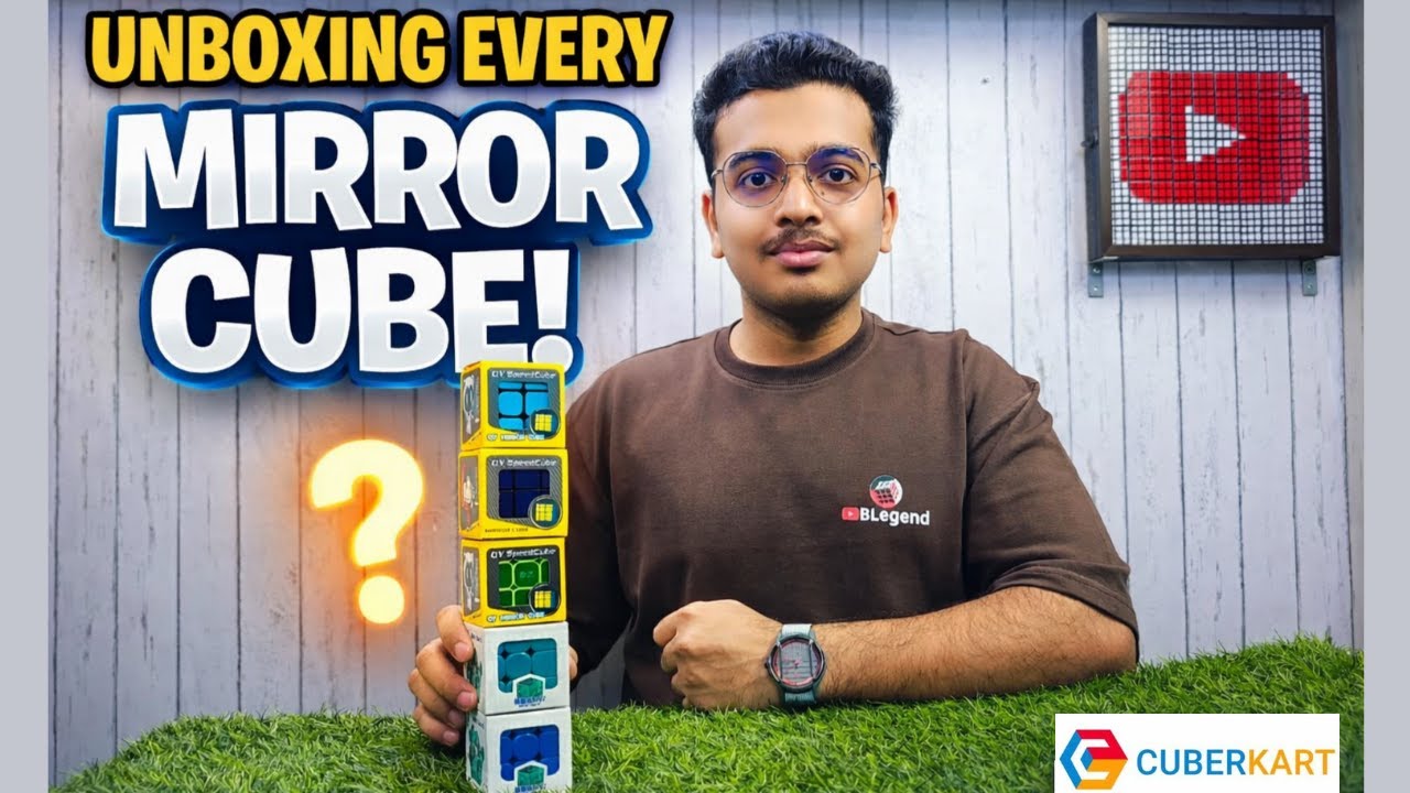 Unboxing EVERY type of Mirror Cubes | by @cuberkart - YouTube