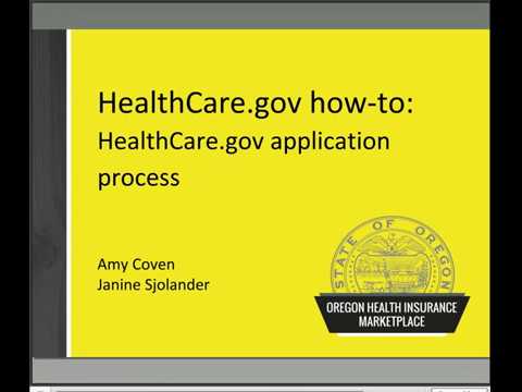 HealthCare.gov how-to: #3 Application process - YouTube