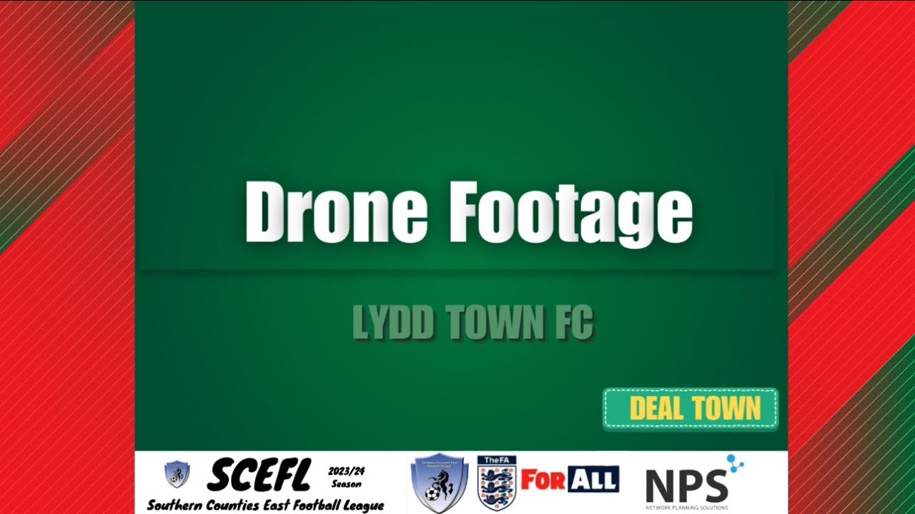 Lydd Town Football Club’s Drone Footage vs Deal Town. (17.01.24) - YouTube