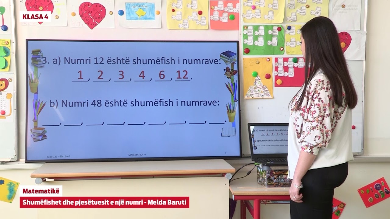 4007 - Matematikë - Shumëfishet dhe pjesëtuesit e një numri - YouTube