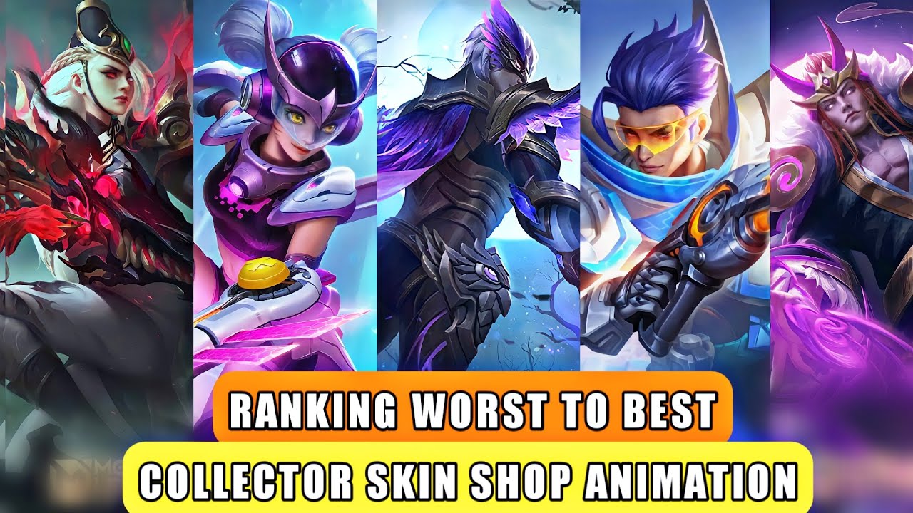 WORST TO BEST COLLECTOR SKIN SHOP ANIMATION | MOBILE LEGENDS - YouTube