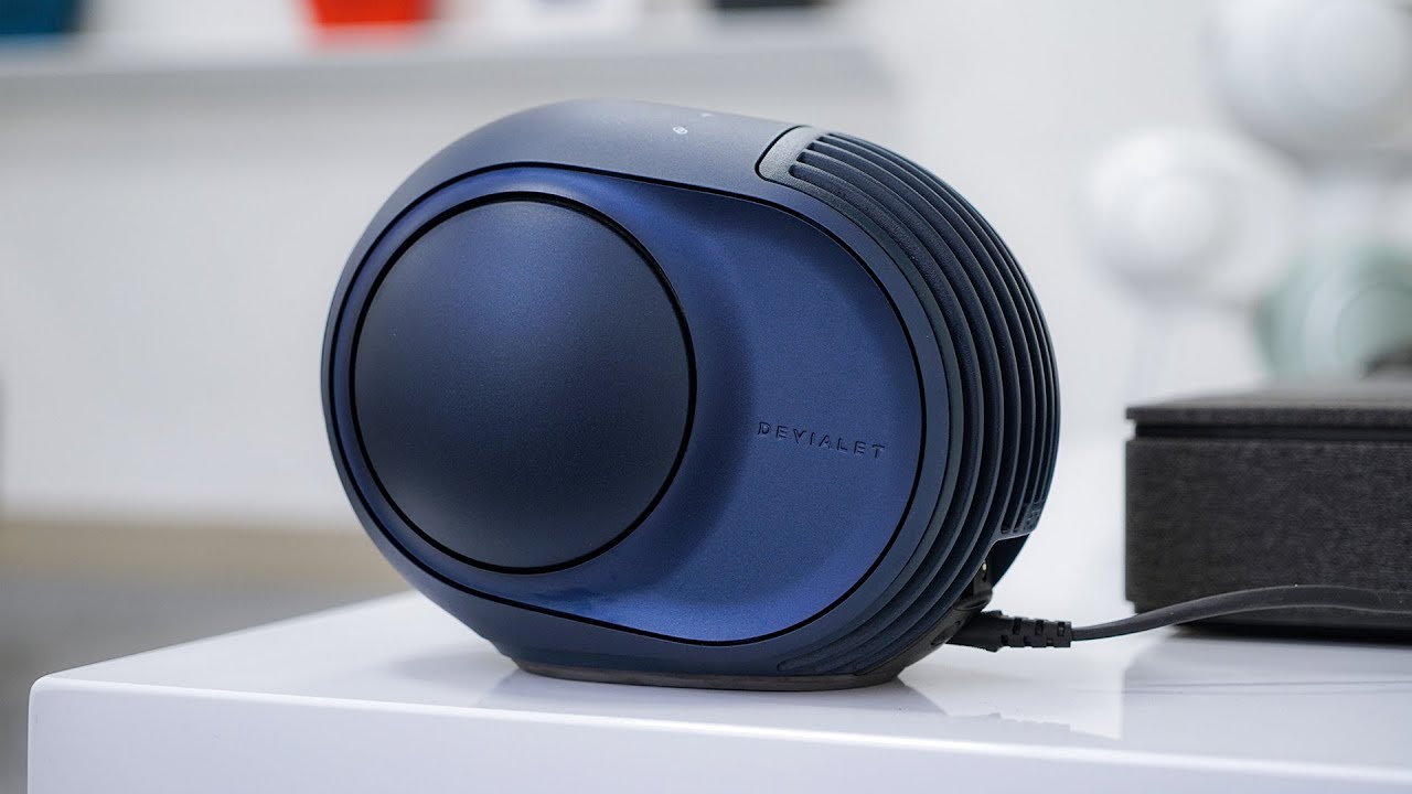 Cận cảnh Devialet Phantom II 98dB phiên bản Deep Blue - Quá ĐẸP - YouTube