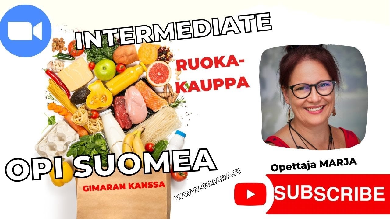 Opi suomea! Ruokakaupassa (Intermediate) - YouTube