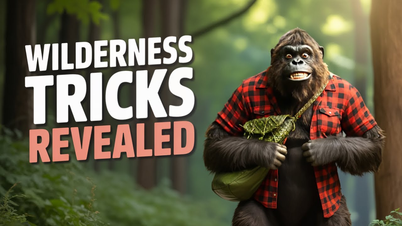 Invisible in the Wild! See My Secret Tricks! #bigfoot #campfire # ...