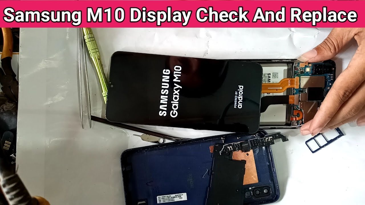 Samsung galaxy M10 touch display replace - YouTube