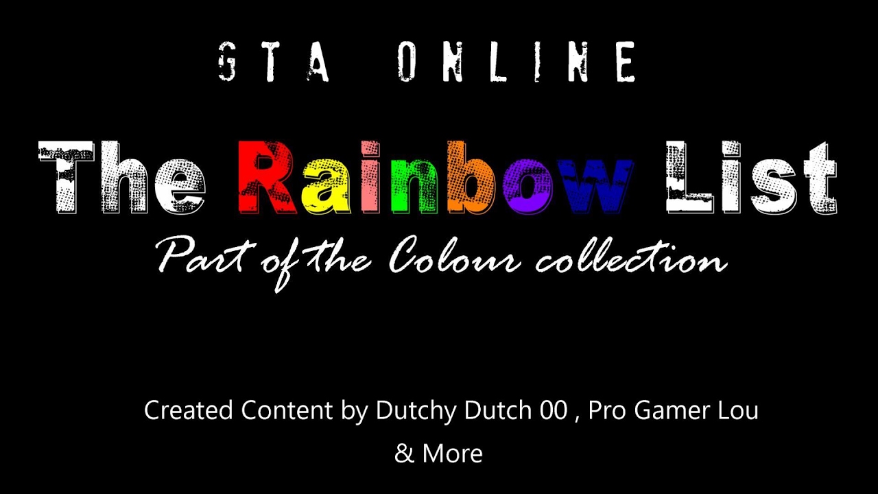 The Rainbow List - Playlist trailer - YouTube