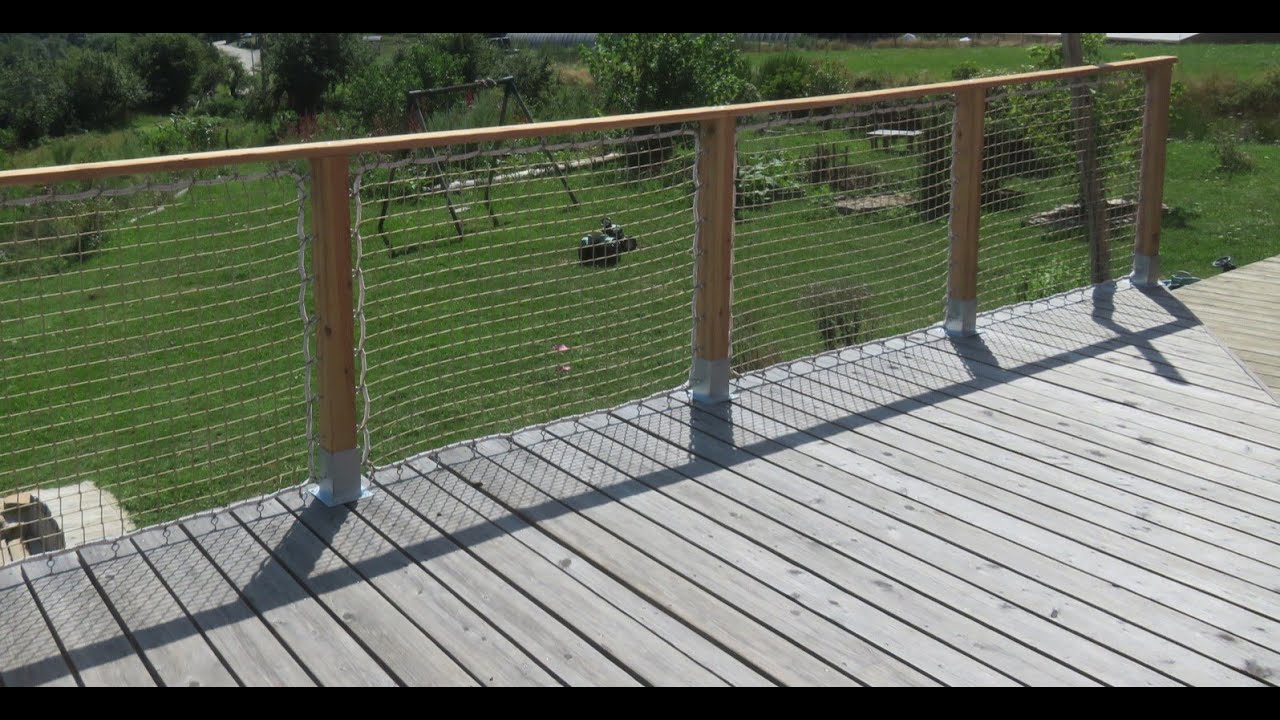 Filets de catamaran comme garde-corps - YouTube