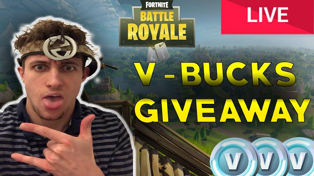 2800 VBUCKS GIVEAWAY! AFTER 470 SUBS! FORTNITE LIVE PLAYING WITH ...