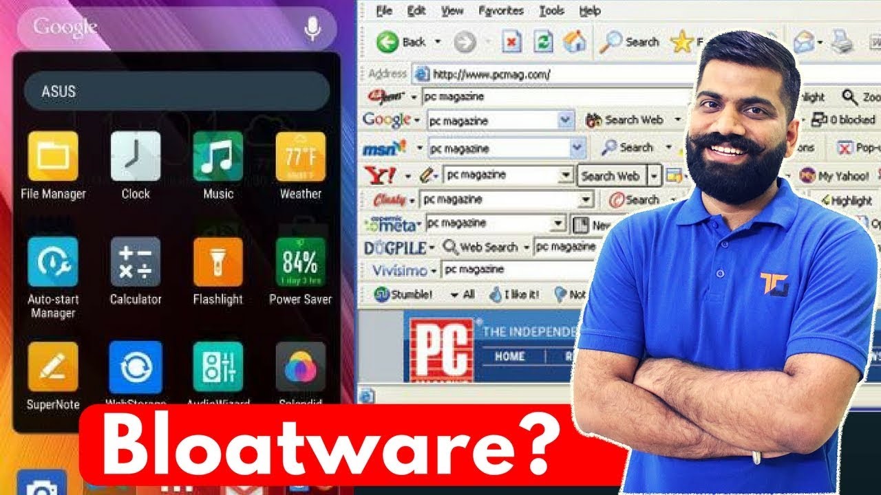 Bloatware and Crapware Explained - Poor Performance and Headache - YouTube