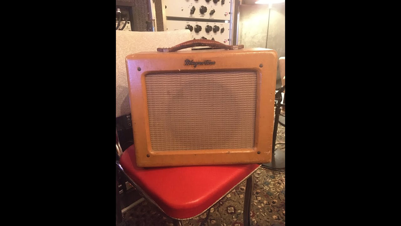 Vintage Magnatone Starlet 107 Amp - YouTube