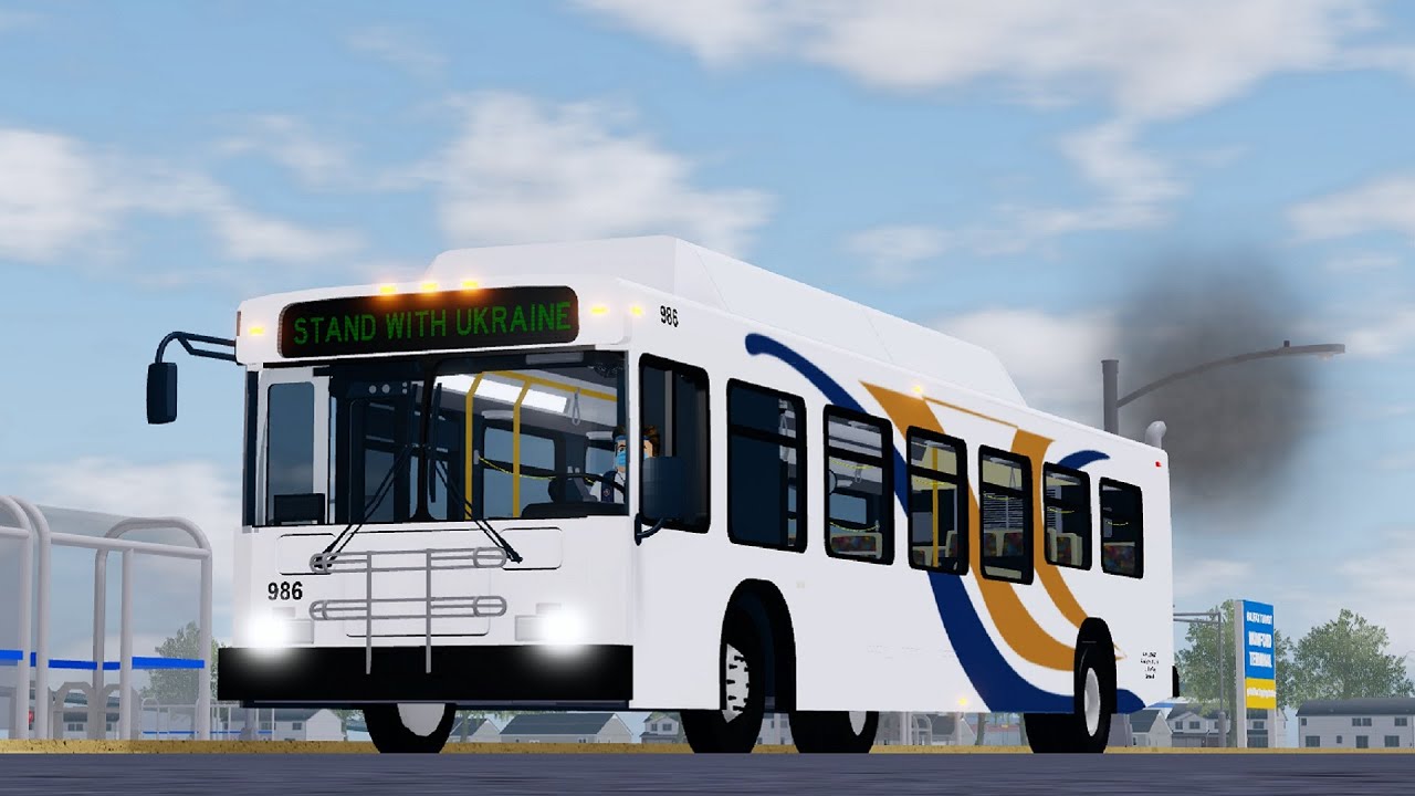 Halifax Transit (Roblox) | New Flyer C40LF 986 on the 26 to Mumford ...