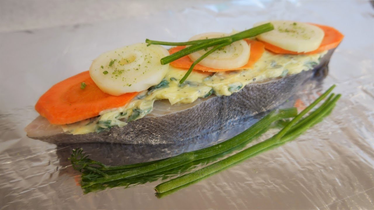 Best Halibut ! Halibut Vegetables Recipe ! Fish Full Meal Dinner Recipe ...