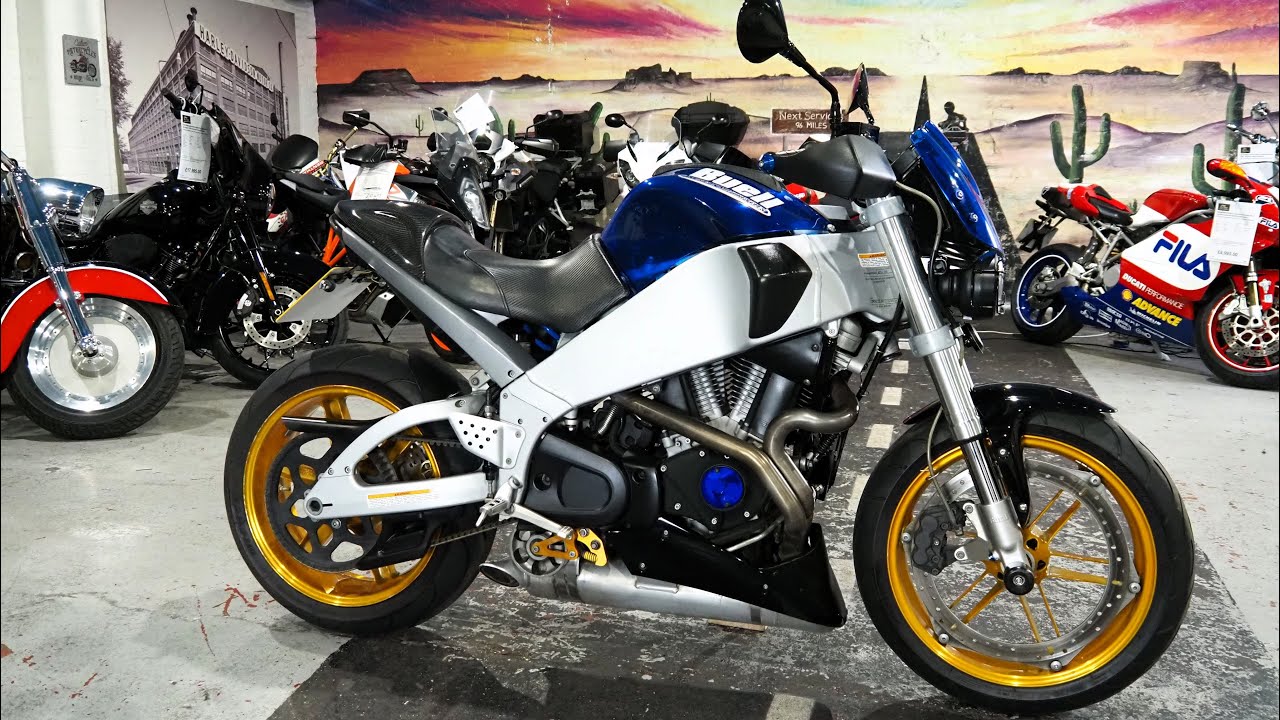 Buell XB9 SX Lightning ,See Through Hero Blue Harley Engine naked ...