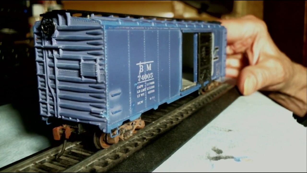Athearn Blue Box Boxcar Restoration Part 06 - Reassembly - YouTube