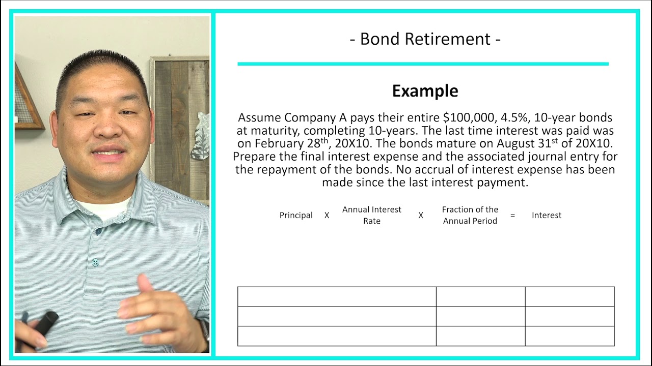 Financial Accounting - Lesson 10.11 - Bond Retirement - YouTube