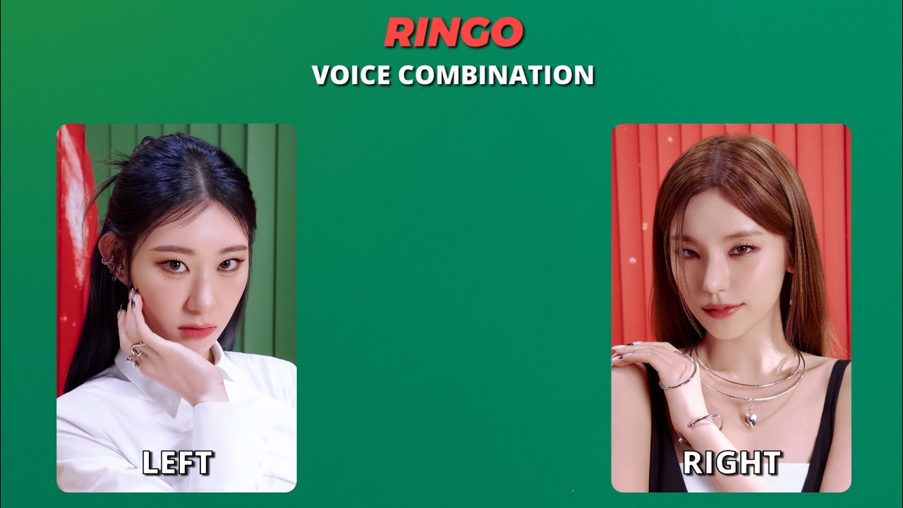 ITZY - RINGO Voice Combination (Different Ear, Different Member) - YouTube