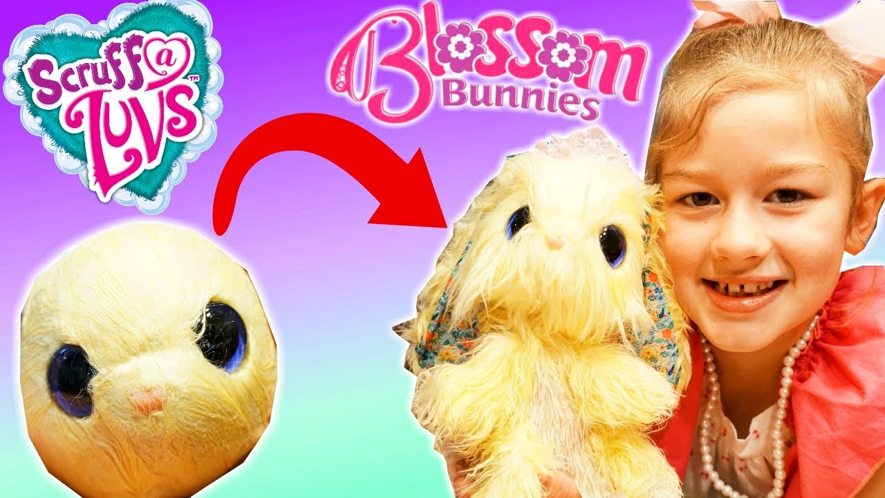 Let's Rescue a Bunny Scruff a Luvs Egg Hunt to Find Surprises! - YouTube