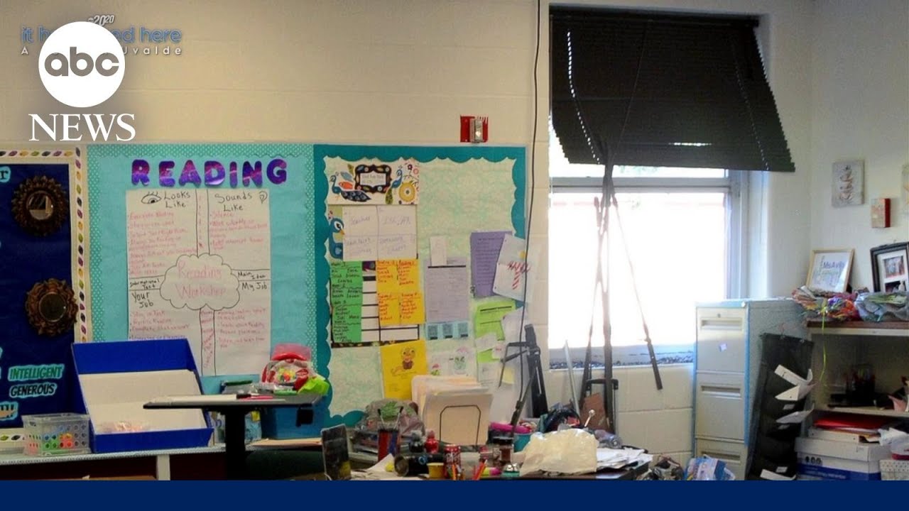 Student and teacher from Robb Elementary Classroom 109 detail escape ...