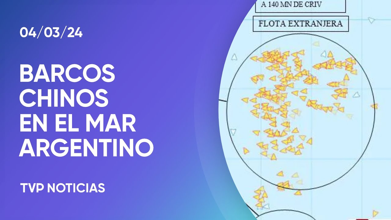 Más de 250 barcos pesqueros chinos ingresaron al Mar Argentino para ...