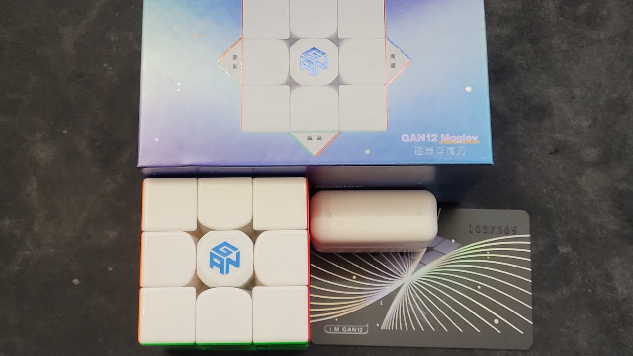 Gan 12 maglev uv unboxing - YouTube