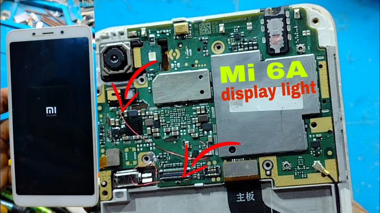 MI 6A DISPLAY LIGHT PROBLEM - YouTube
