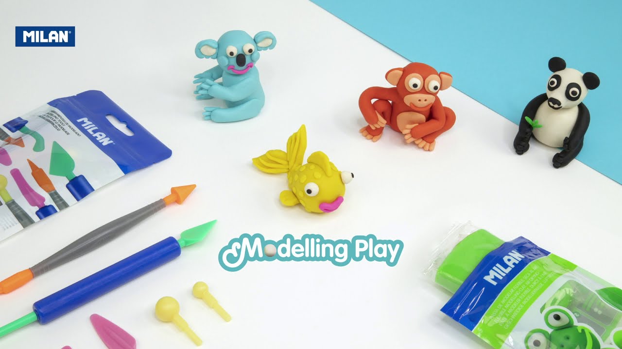 MILAN - Pasta de modelar air-dry Modelling Play - YouTube