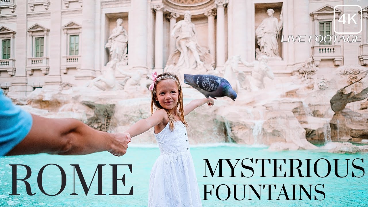 Rome's most famous fountains to visit. Mysterious Fountains of Rome 4K ...