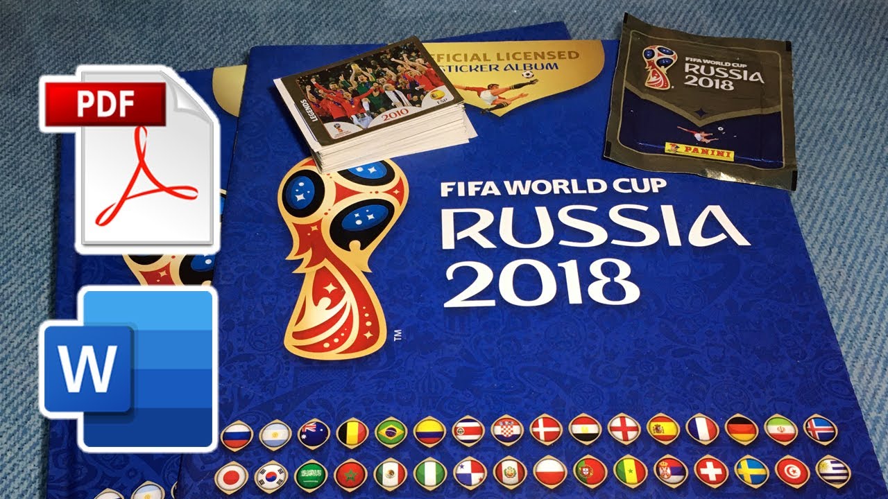 Album Panini 2018 Imprimible, Version Digital - Fifa World Cup Russia ...