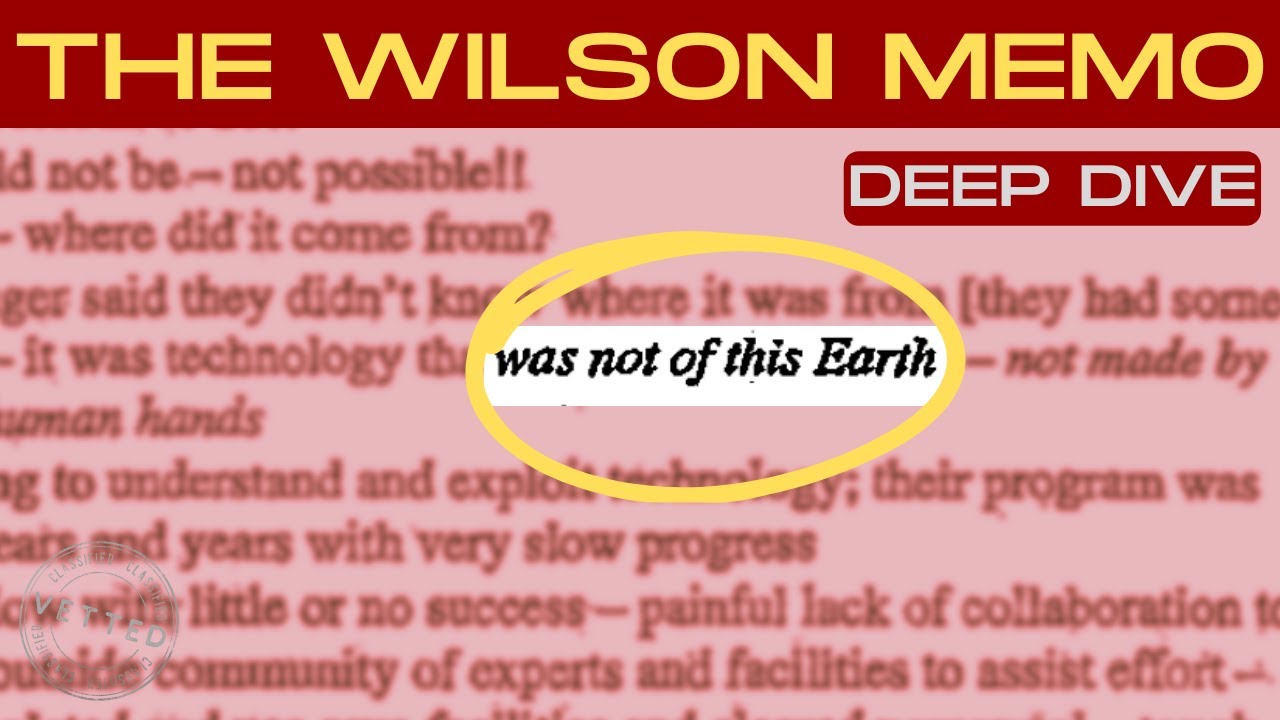 What Is The Wilson Memo and Is It Real? - YouTube