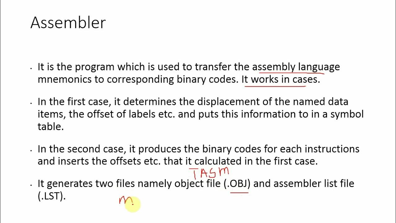 The art of assembly language programming 2 - YouTube
