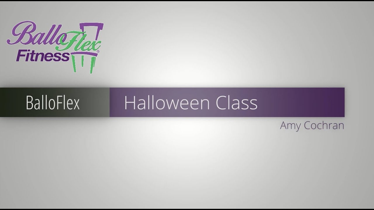 BalloFlex Fitness Halloween Class 2016 | Seated Chair Exercise - YouTube