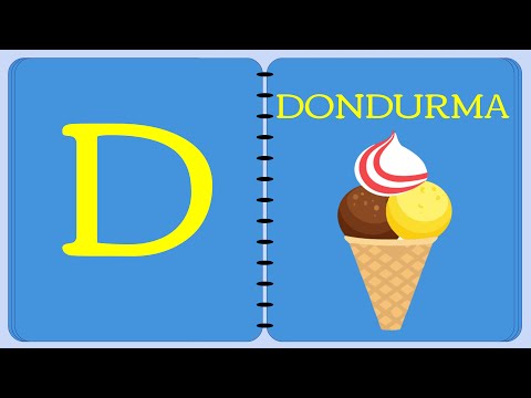 Alfabe Öğreniyoruz: D Harfi | Çocuklar İçin Eğitici Animasyon - Okul Öncesi Eğitim