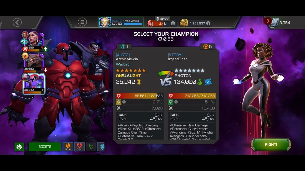 MCOC Onslaught vs Photon (War Boss) Part 1 - YouTube
