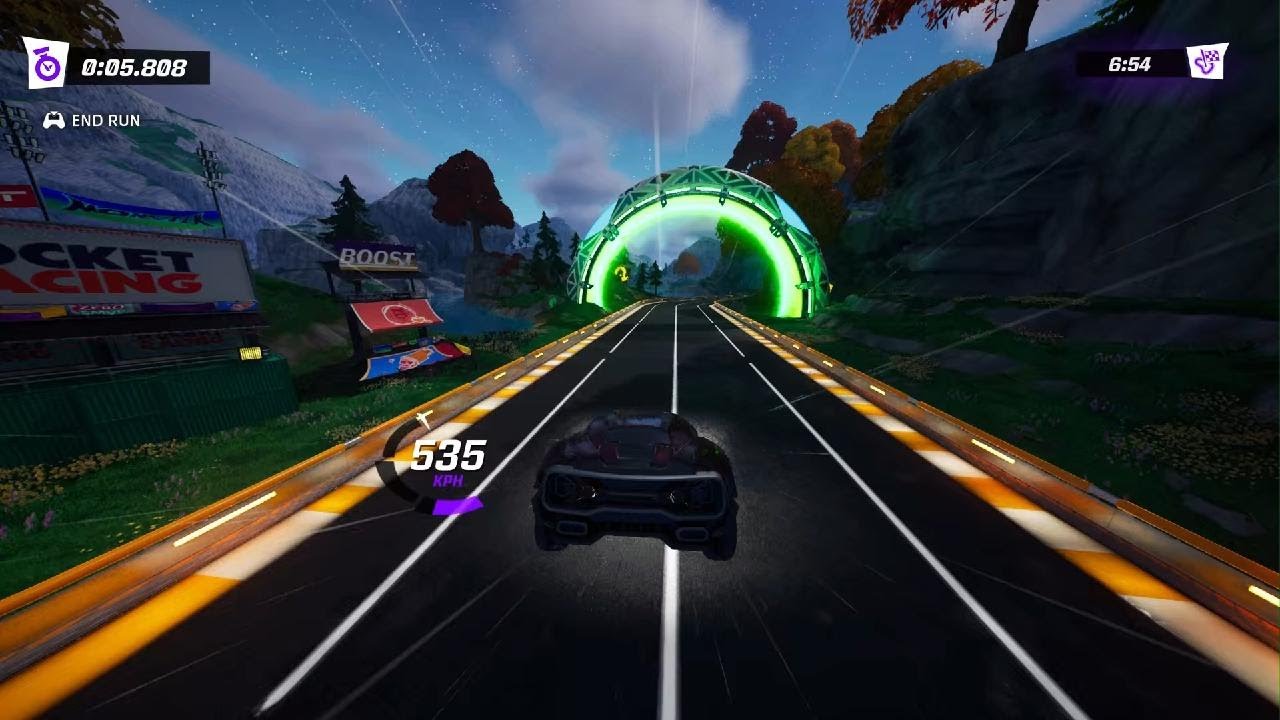 Fortnite Rocket Racing: After Reaching 1,111 KPH In Speedrun Complete A ...