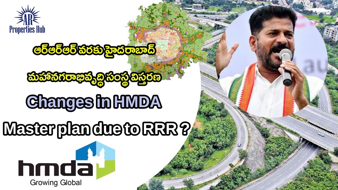 HMDA modifications on RRR || Hyderabad Outer Ring Road || Regional ring ...