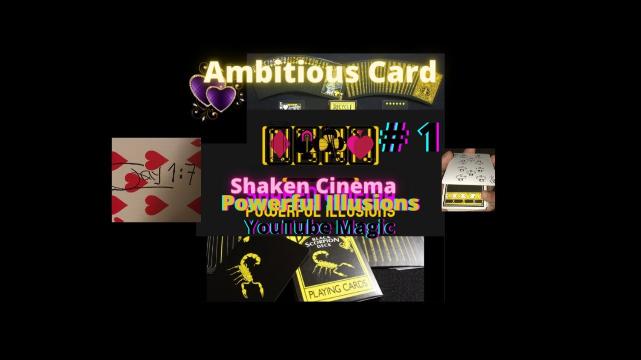 Ambitious Card Tutorial Part 1/3 - YouTube
