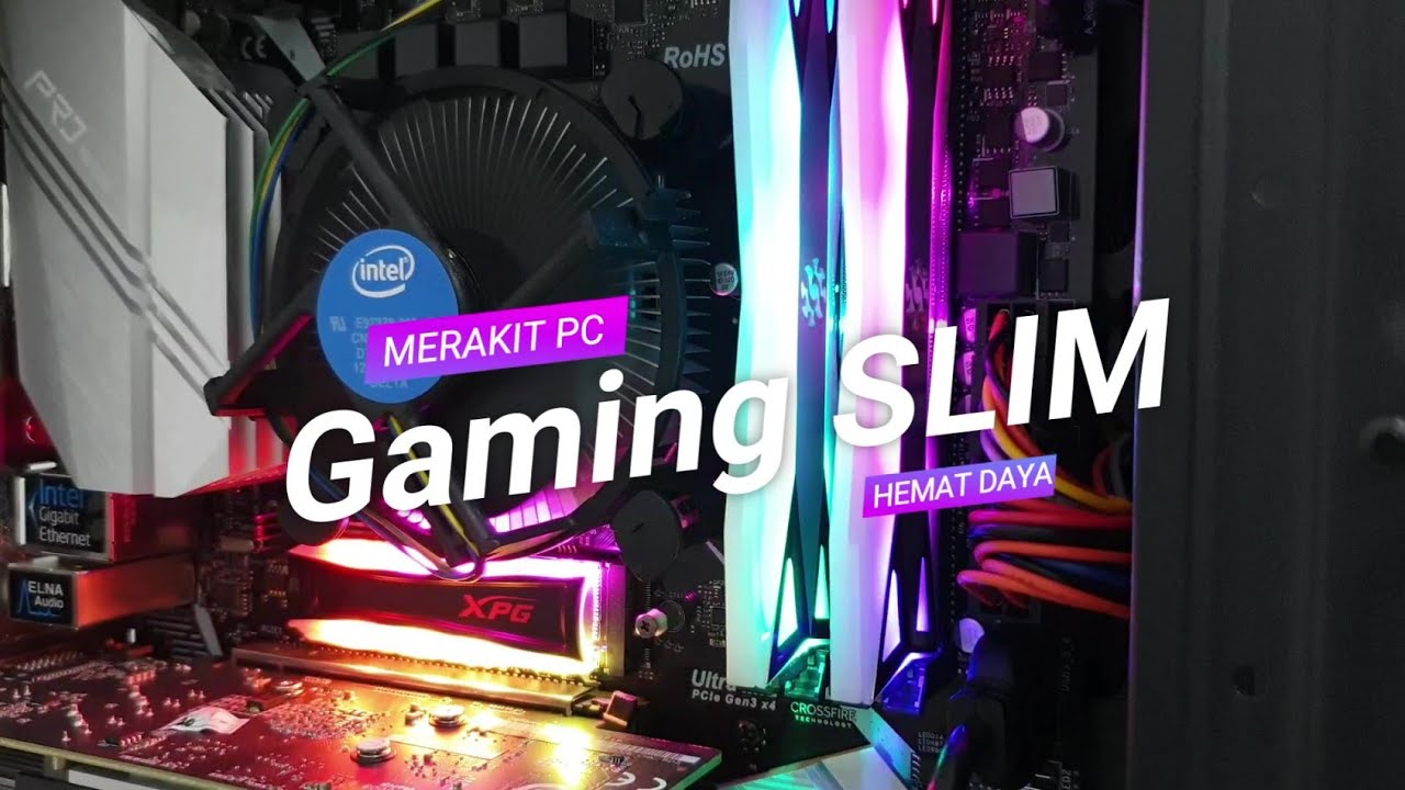 Merakit PC Gaming Slim Hemat Daya Listrik Low Watt Mini Mirip Size PS ...