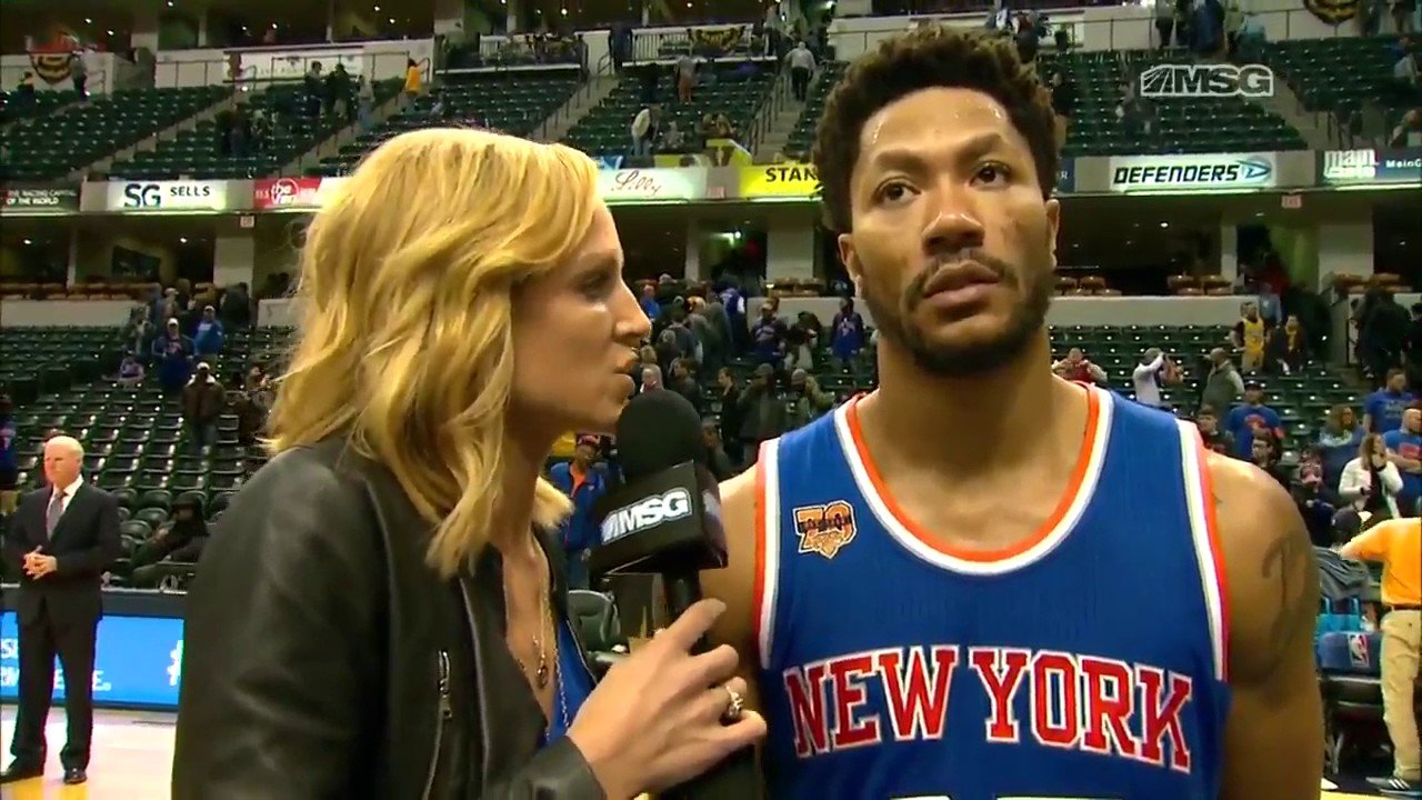 Derrick Rose Postgame Interview | New York Knicks vs Indiana Pacers ...