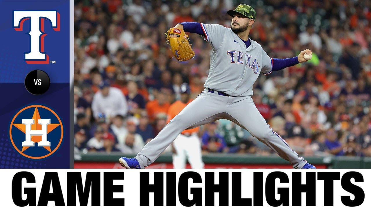 Rangers vs. Astros Game Highlights (5/20/22) | MLB Highlights - YouTube