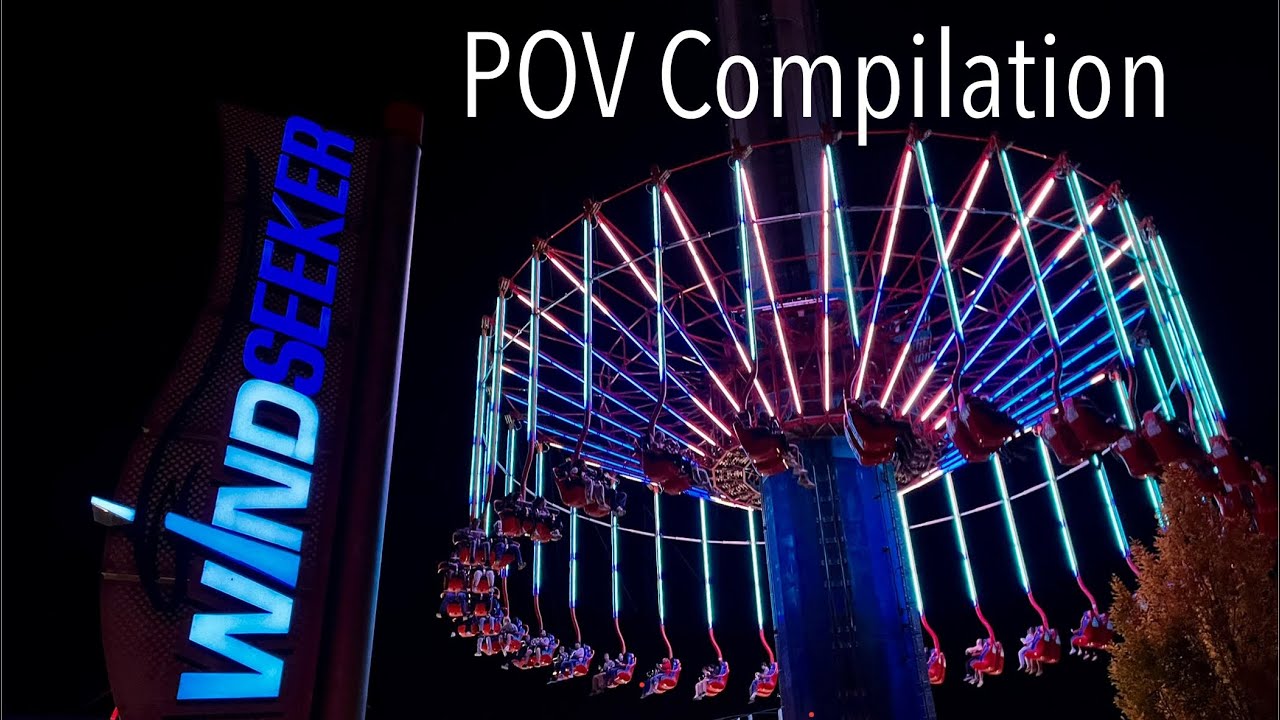 Cedar Point WindSeeker POVs (4K-60fps) Includes amazing, never-seen ...