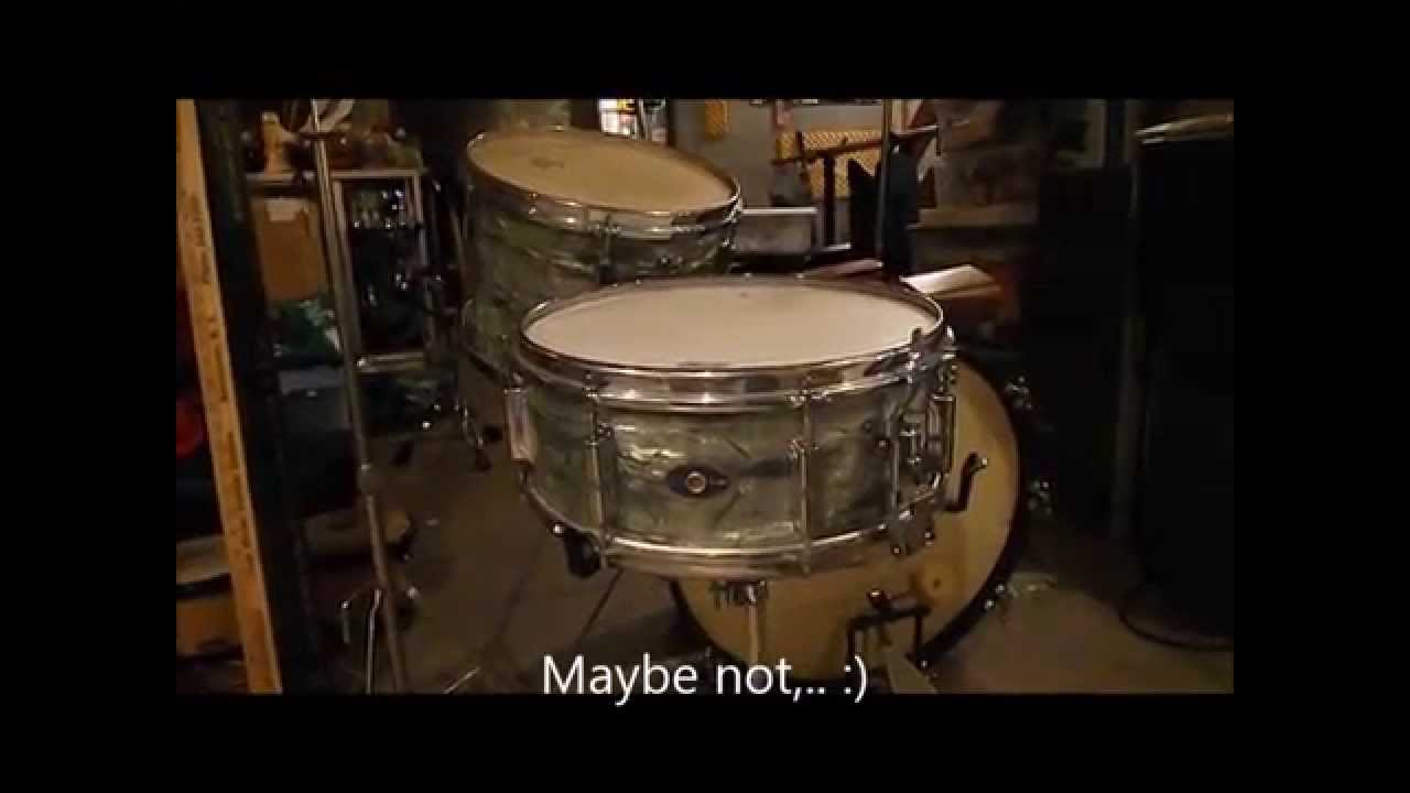 Vintage 1958 Leedy Drums - YouTube