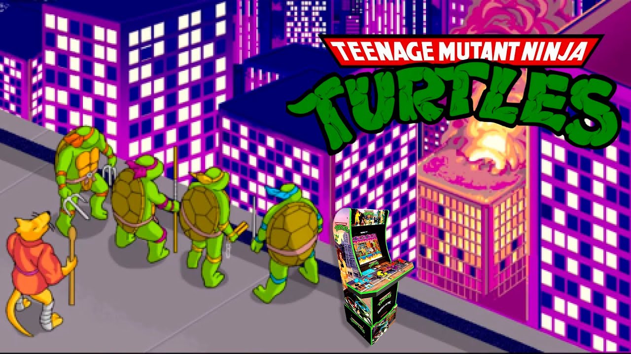 Teenage Mutant Ninja Turtles walkthrough (Arcade/MAME) - YouTube