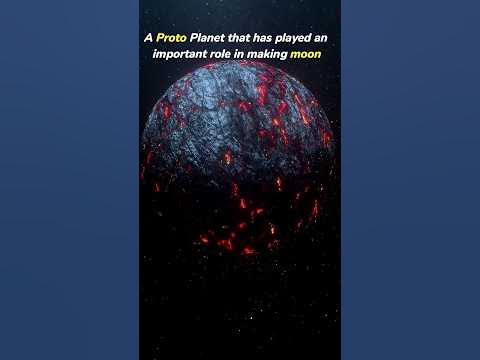 Theia and Moon Collision#astronomy #earth #universe - YouTube