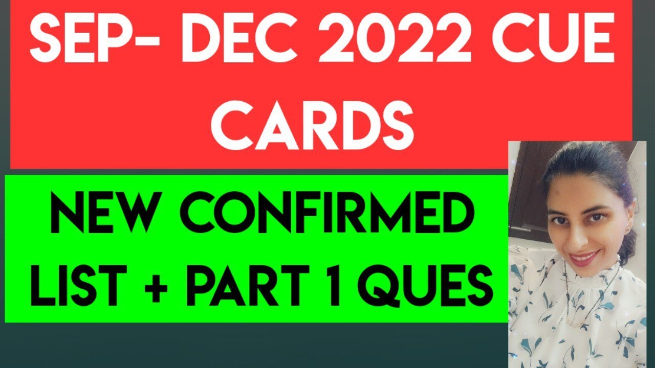 SEP-DEC 2022 NEW CUE CARDS LIST | Confirmed New Cards and Part 1 ...