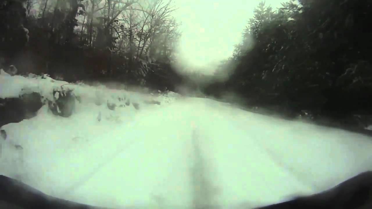 Mountain Snow Driving in Blue Ridge, GA - YouTube