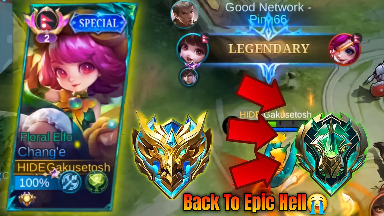 BACK TO EPIC HELL (PUSH TO GLORY) FIRST GAMEPLAY OF NEW SEASON CHANG'E ...