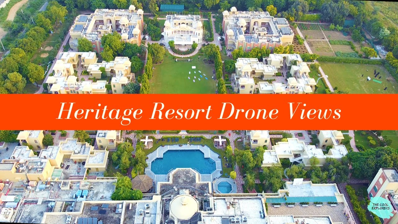 Heritage Village Resort Manesar Drone Views | Best Weekend Getaway Near ...